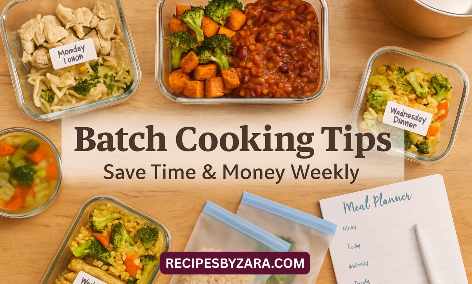 Batch Cooking Tips to Save Time and Money – RecipesByZara